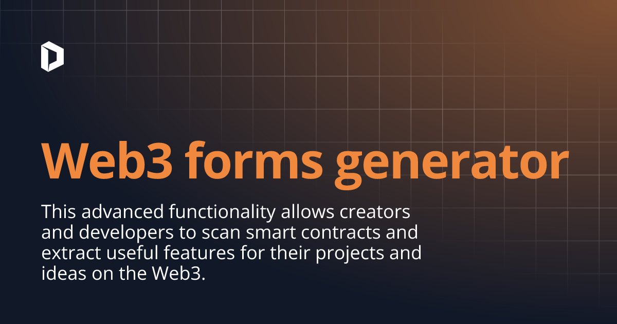 Web3 forms generator | DeFi Products & Solutions